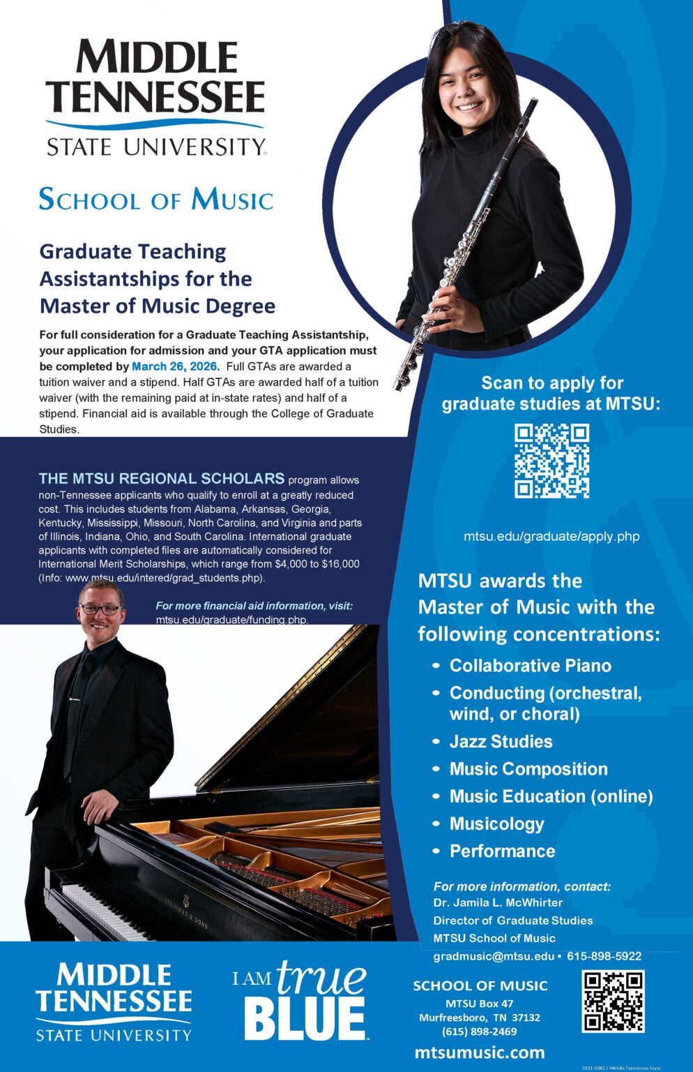 Graduate Studies in Music – School of Music